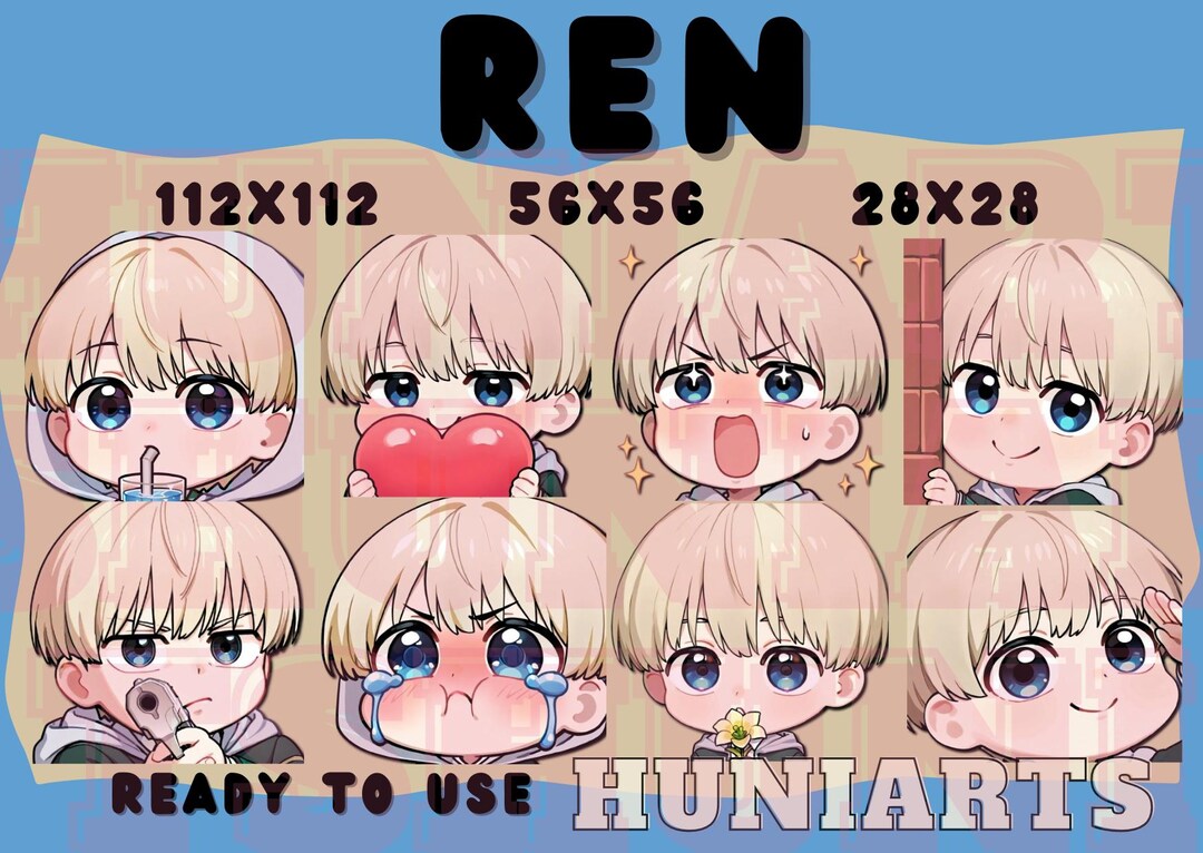 Wind Ren Emotes,breaker Ren Emotes, Ren Emotes,fighter Boy Kaji Emotes ...