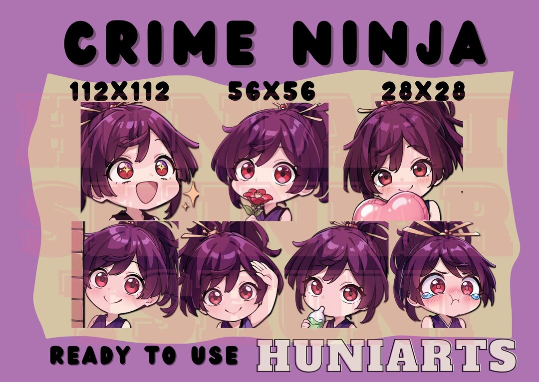 Crime Ninja Emotes, Hell Emote, Paradise Emote, Anime Crime Ninja Emote ...