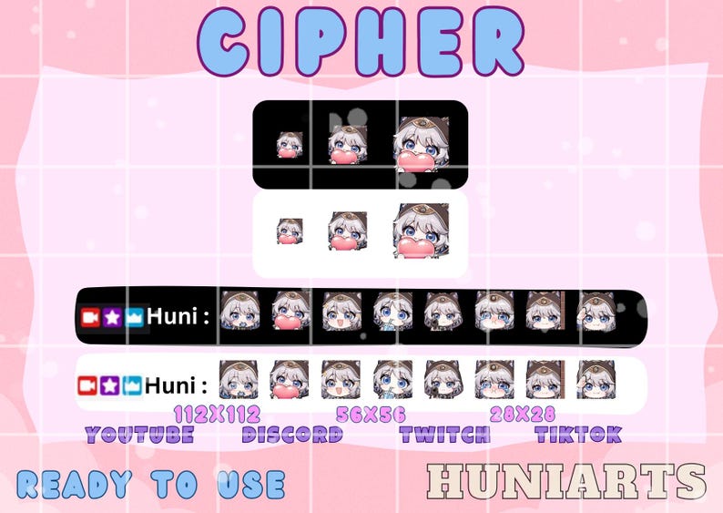 Honkai Star Rail Cipher Emotes, Cipher Emote, Cipher , Cipher Anime ...