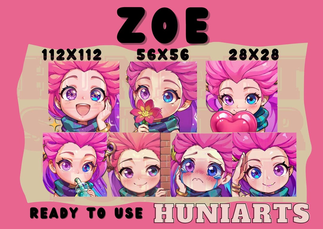 Arcane Zoe Emotes, Arcane Zoe, League of Legends Zoe, Lol Zoe, Zoe ...
