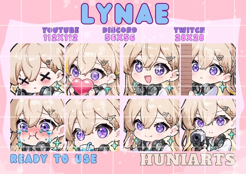 Wuthering Waves Lynae Emotes, Lynae Emote,ww Lynae Anime Emote,lynae ...