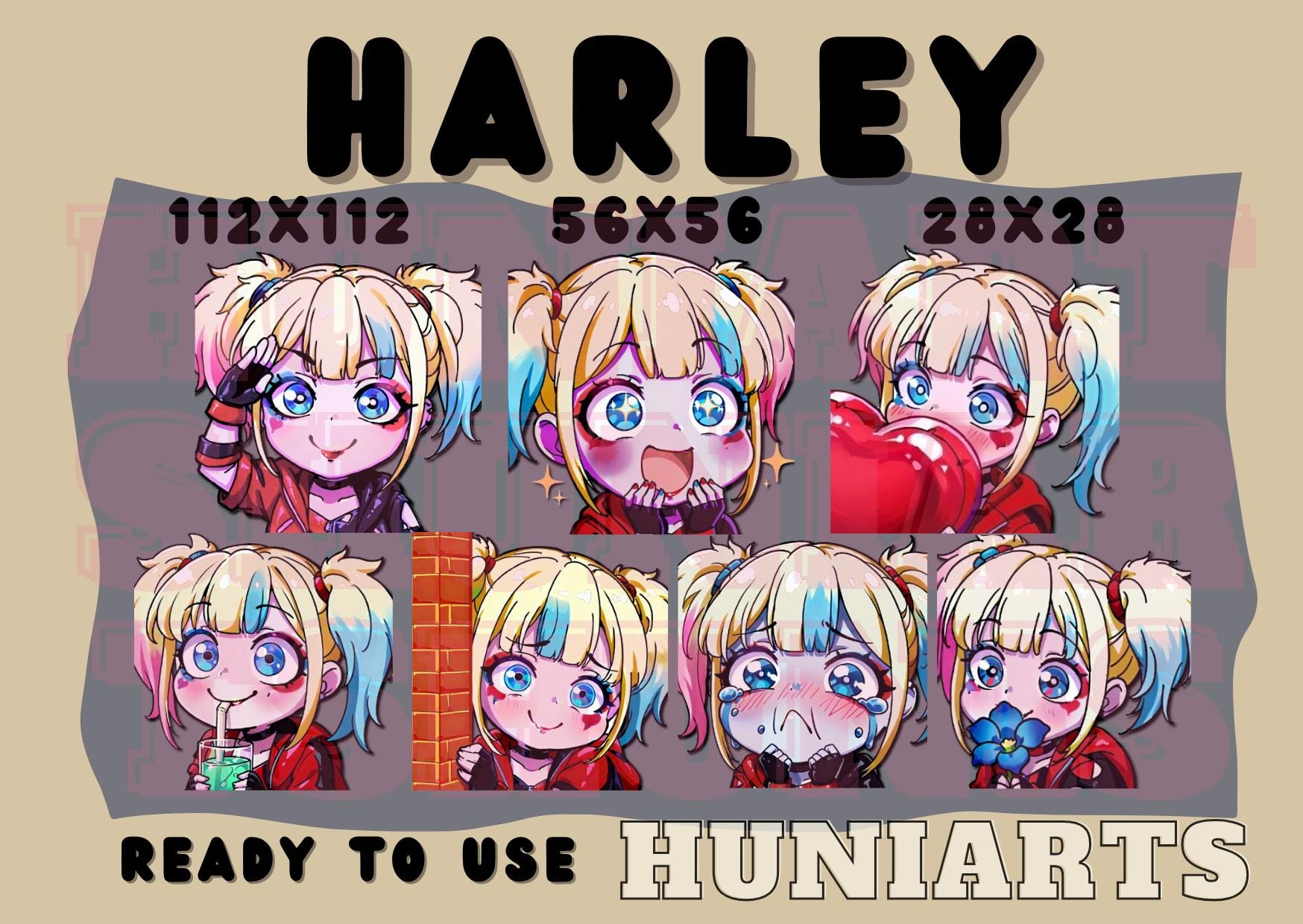 Gangster Girl Emote, Gangster Harley, Harley Emote, Quinn Emote, Harley ...