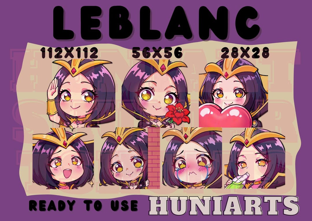 League of Legends Leblanc Emotes,league of Legends Leblanc, Leblanc ...