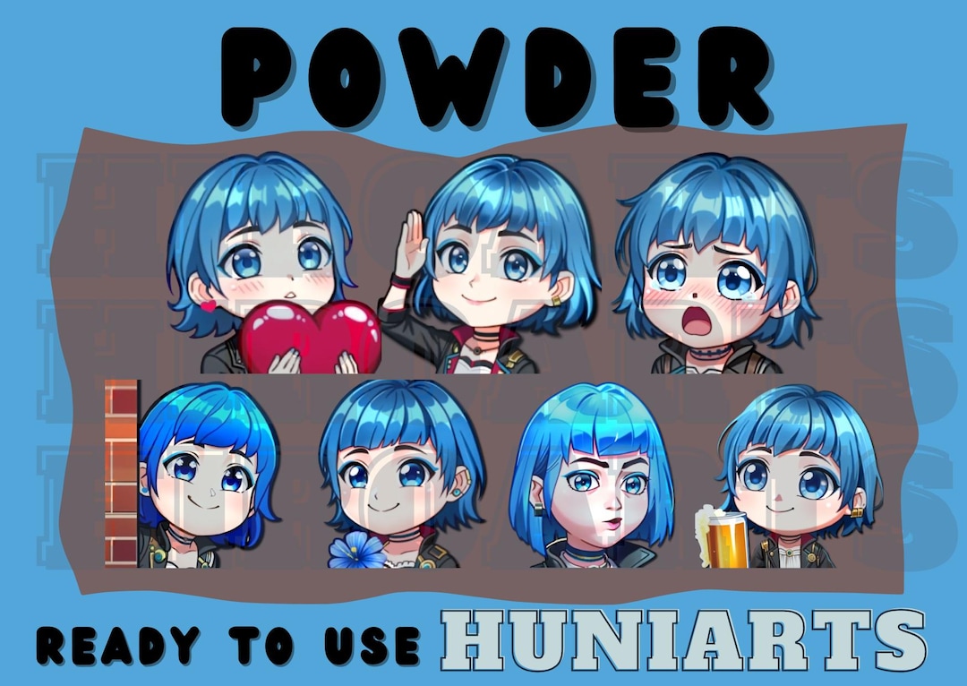 Arcane Powder Emotes, Arcane Jinx, League of Legends, Jinx, Lol Jinx ...