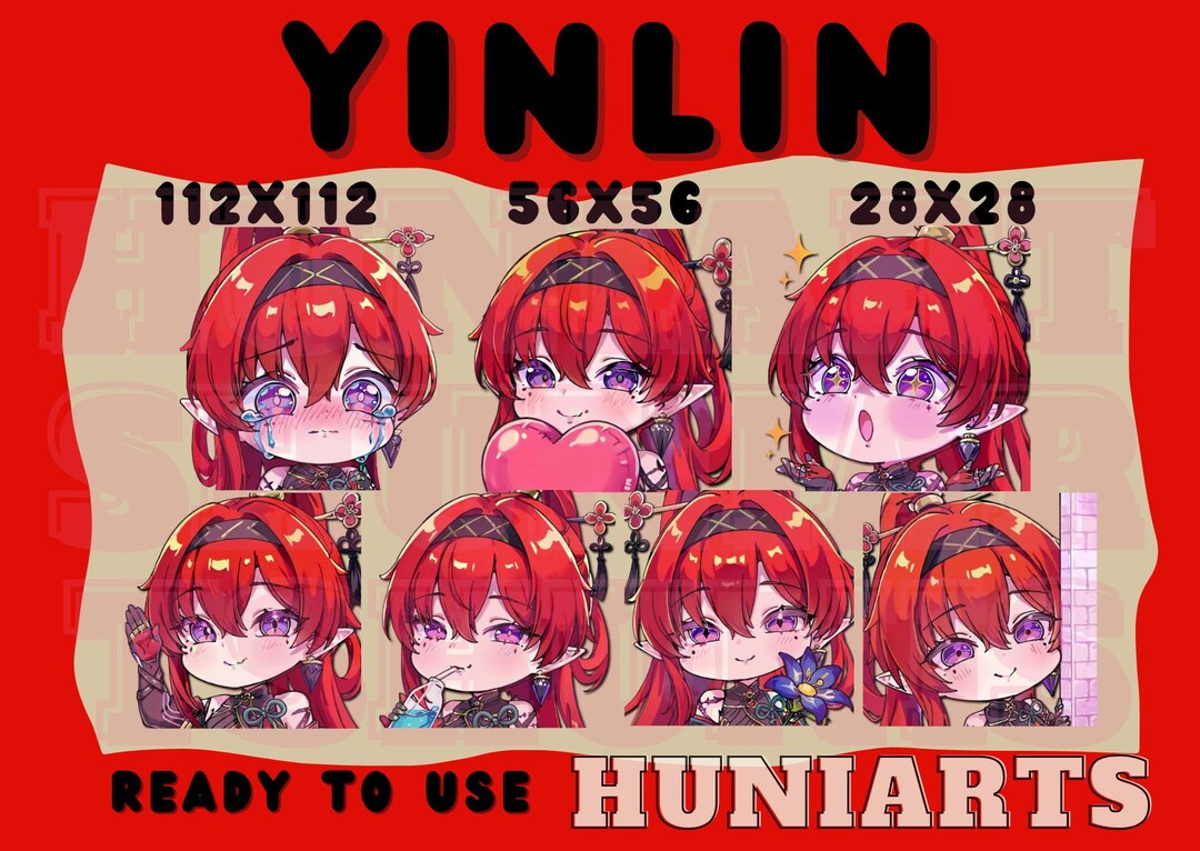 Wuthering Waves Yinlin Emotes, Yinlin Emote, WW Yinlin Anime Emote ...