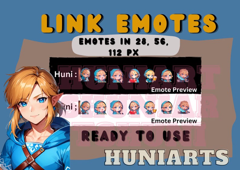 The Legend of Zelda - Link Emotes Anime Emotes, Discord/twitch/youtube ...