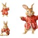 10 Peter Rabbit "flopsy" Cliparts, Beatrix Potter Style - High Quality ...