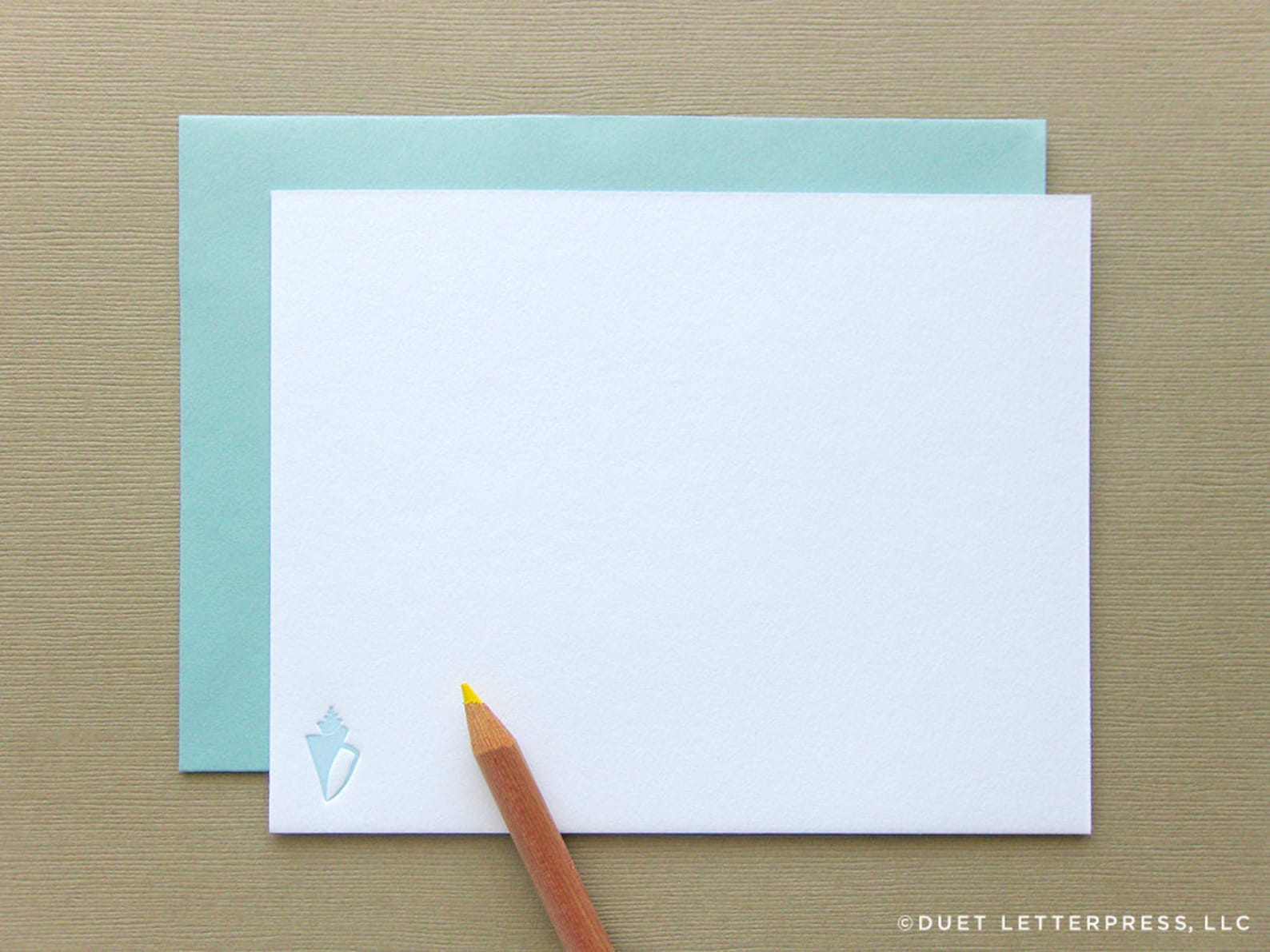Letterpress Sea Shell Note Cards - Etsy