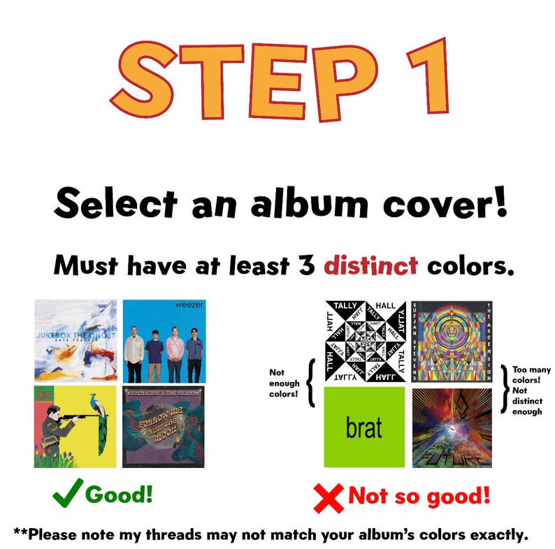 CUSTOM Album Cover Friendship Bracelets - Etsy