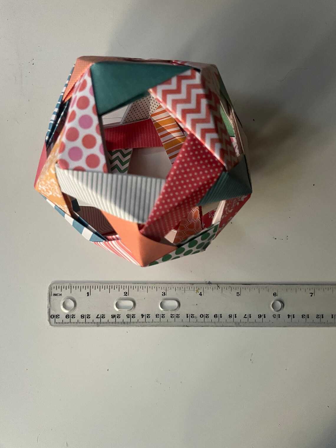 Set of 5: Modular Origami Balls Decorative Colorful - Etsy