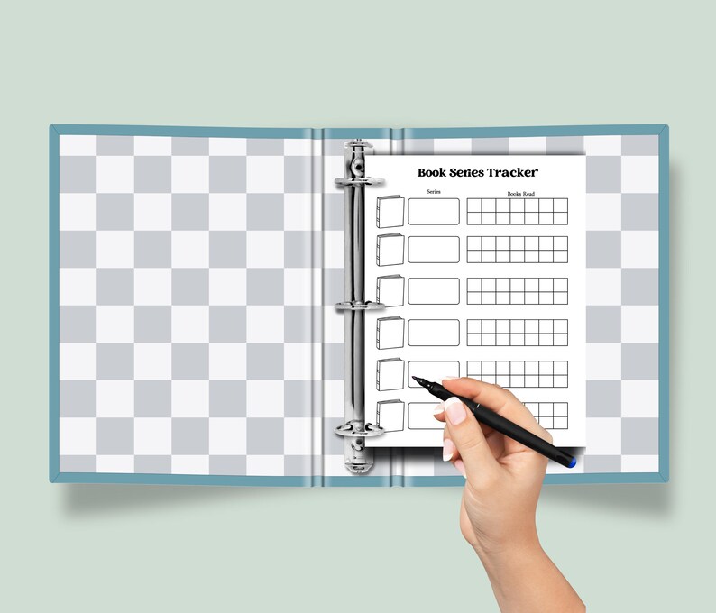 Book Tracker Printables, Digital Book and Page Tracker, Series Tracker ...