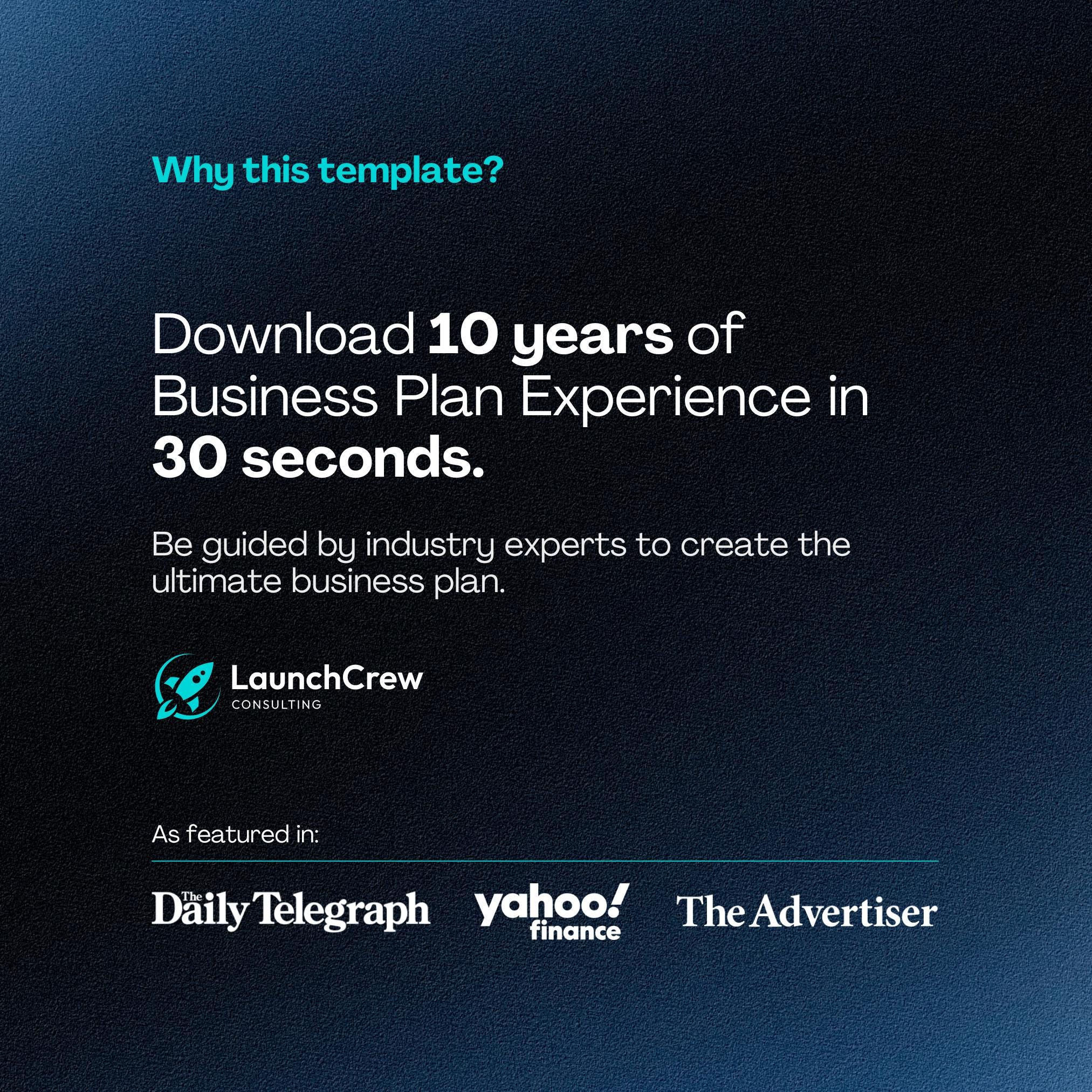 Start up Business Plan | Small Business Plan Template | Small Business ...