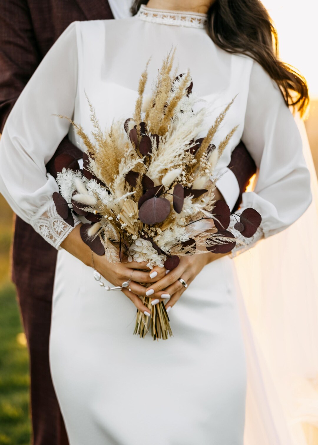 Custom Made Everlasting Bridal Bouquet – Personalized Dried Flower ...