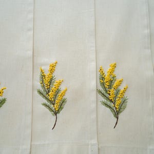 Set of 4 Handmade Embroidered Table Napkins – Elegant Dining Linens ...