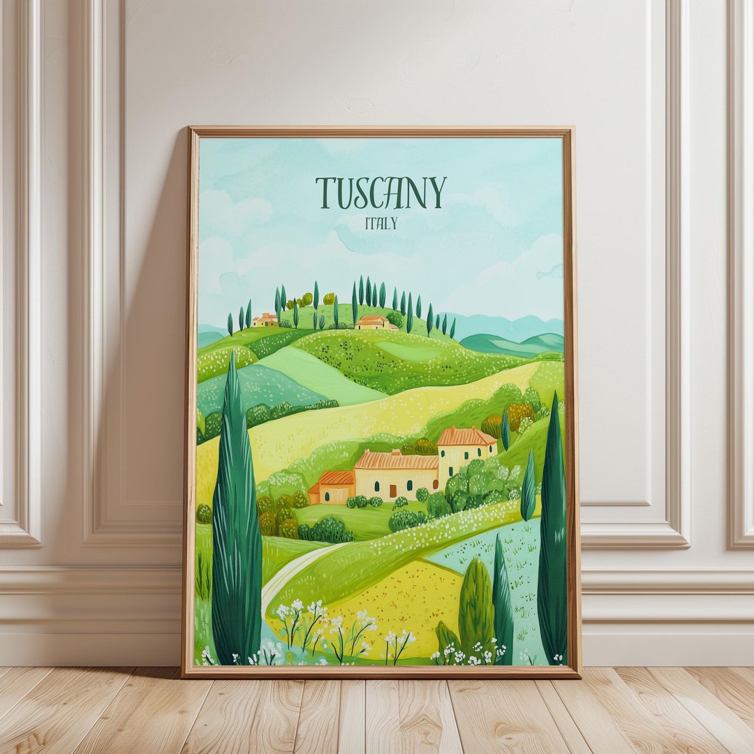 Tuscany Wall Art, Italy Tuscany Print, Tuscany Poster, Tuscany Poster ...