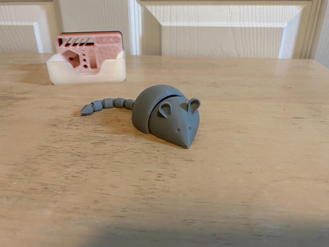 3d Printed Articulated Mouse Fidget Toy - Etsy