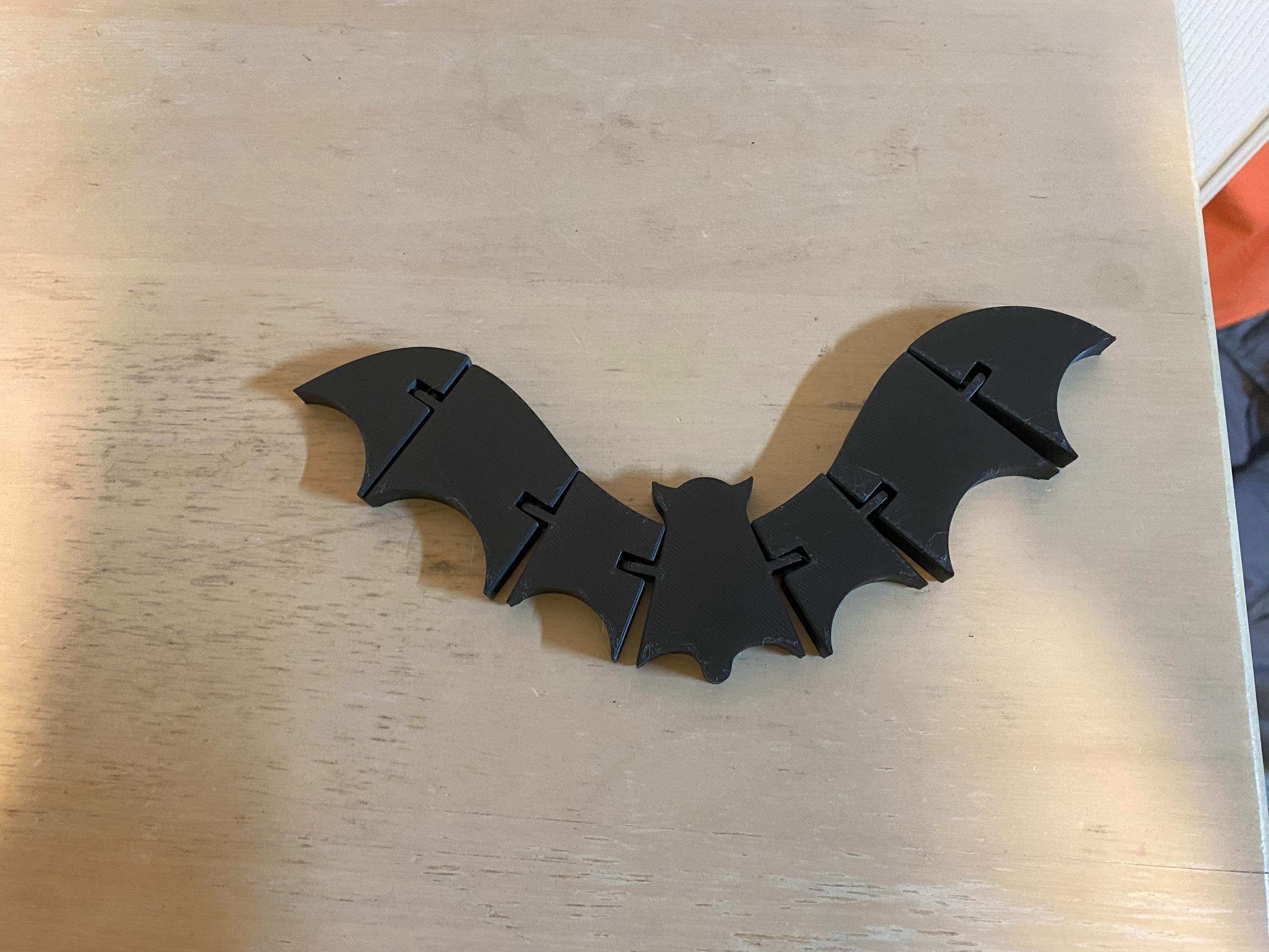 3d Printed Articulated Bat Fidget Toy - Etsy