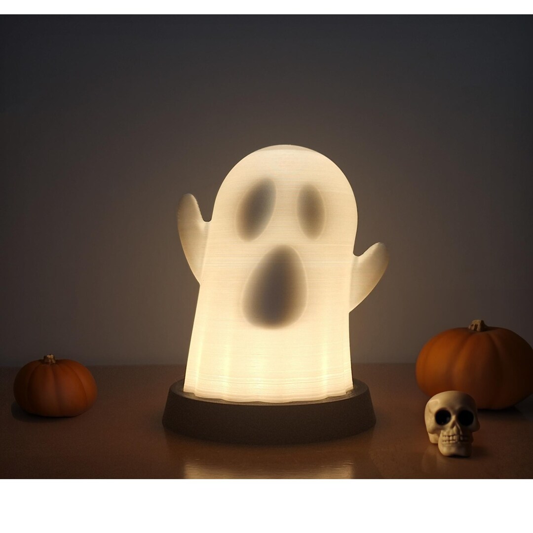Geometric Ghost Lamp for Office, Home Decor Gift, Beach Housewarming ...