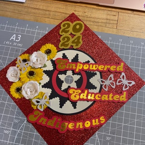 Graduation Cap Topper - Indigenous - Etsy