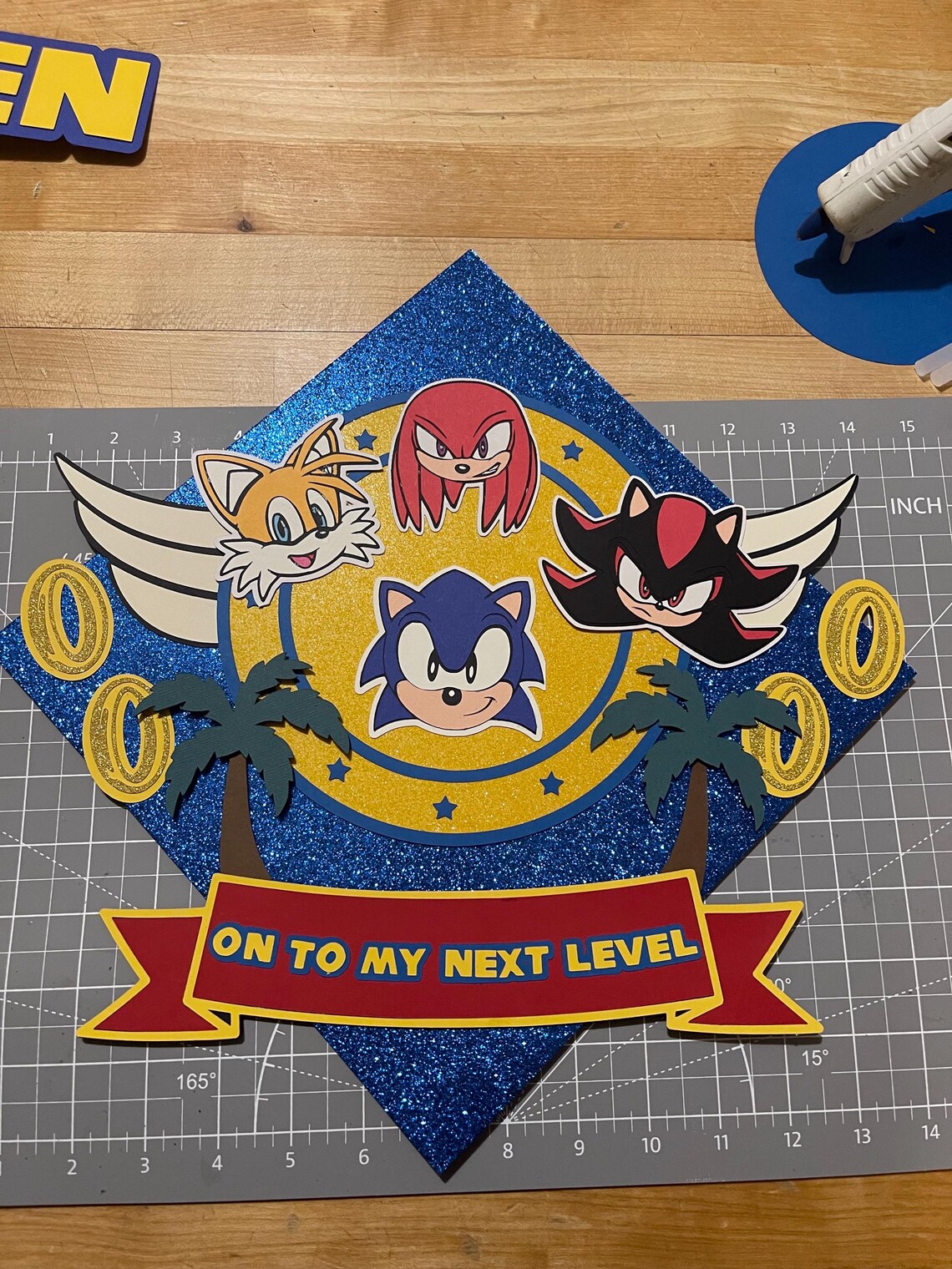 Sonic and Crew Inspired Graduation Cap Topper - Etsy
