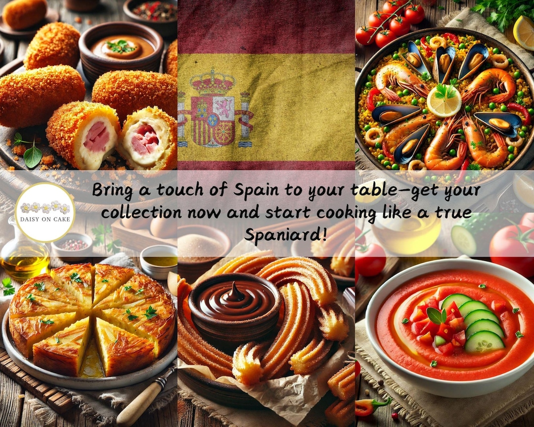 5 Flavors of Spain: Classic Spanish Recipes – Seafood Paella, Tortilla ...