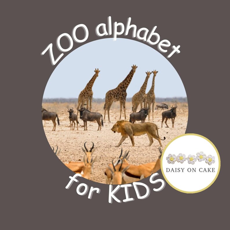ZOO Alphabet for Kids – Fun Animal ABC Learning Book, Educational ...