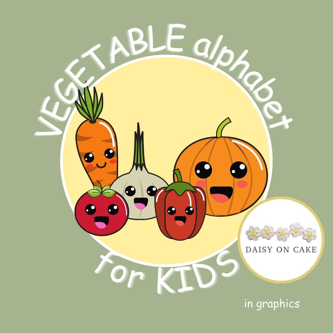 CARTOON Vegetable Alphabet Educational Toy for Kids | Learn Letters ...