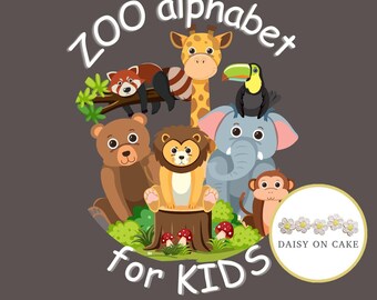 Animal Alphabet Learning Book - Etsy