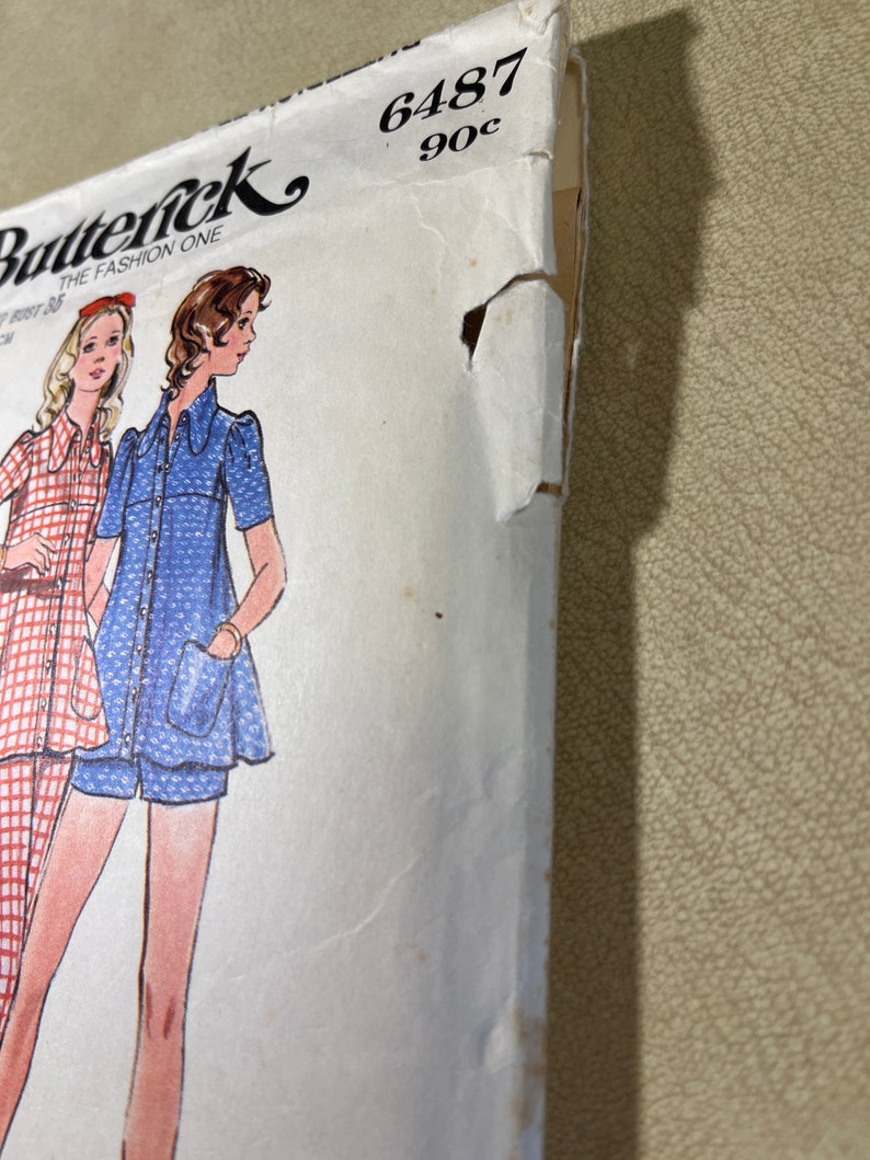 Original Butterick 6487 Vintage Pattern Circa 1970s - Etsy