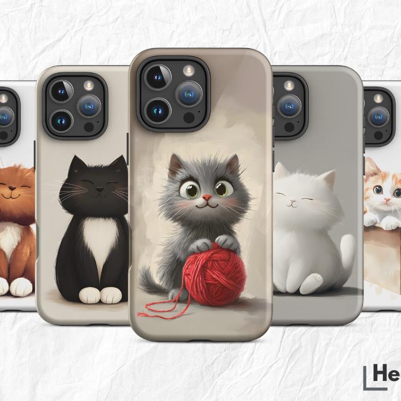 Cat iPhone Case - Etsy
