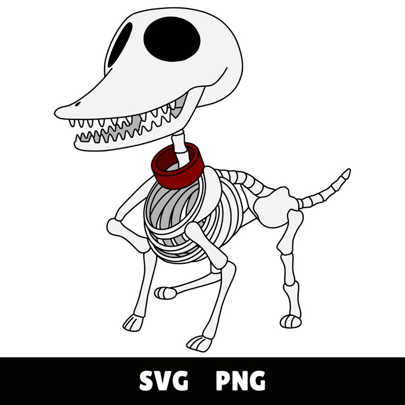 Scraps SVG PNG Corpse Bride Dog Halloween Craft Cricut Cut File, Goody ...