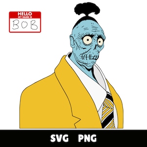 Beetlejuice Bob Shrinker SVG PNG, Halloween Cricut Cut File, Goody Bag ...