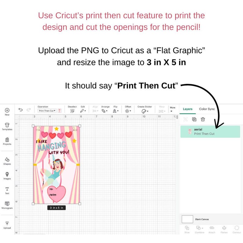 Circus Valentines Cards for Pencils PNG, Valentines Pencil Cutout ...