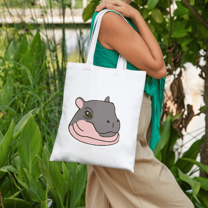 Moo Deng Hippo SVG PNG, Cricut Cut File Craft, Decor Tote Bag T-shirt ...