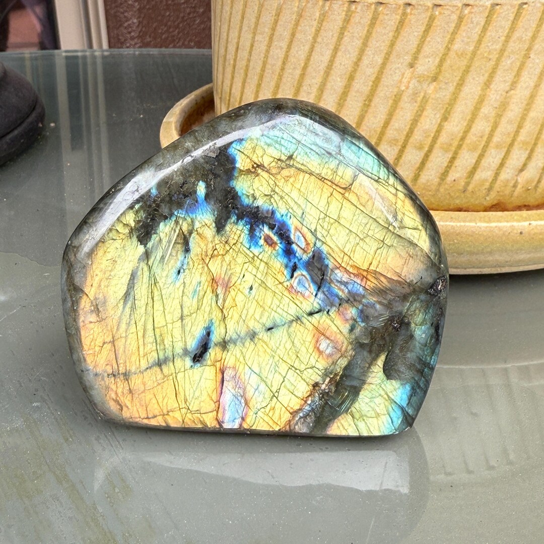 Handpicked and Curated Blue Gold Flash Labradorite Freeform Stone - Etsy