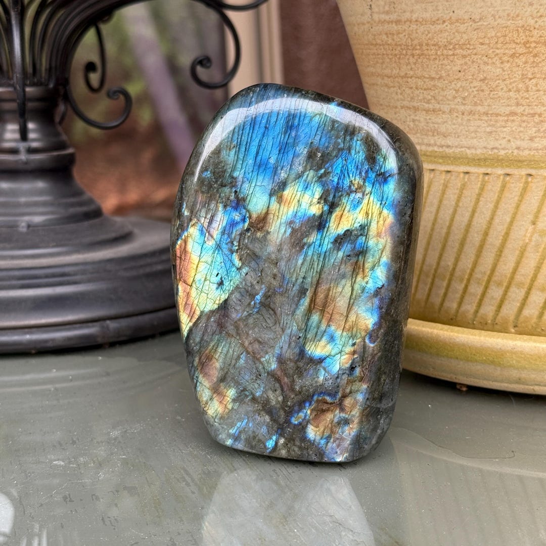 Handpicked and Curated Blue Gold Flash Labradorite Freeform Stone - Etsy