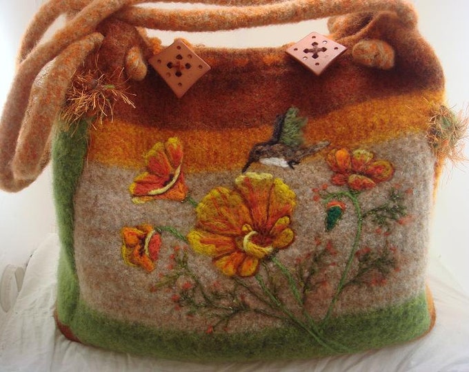 Felted Totefelted Satchelfelted Purse Felted Travel - Etsy