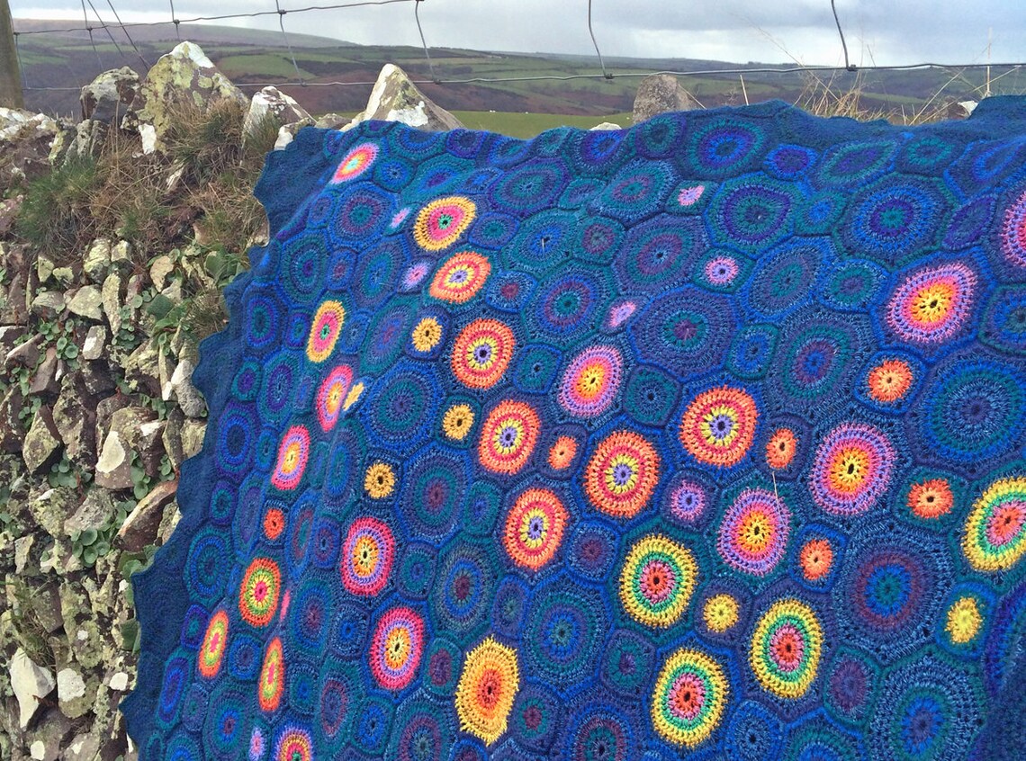 Stargazer Crochet Afghan/blanket PDF CROCHET PATTERN - Etsy UK