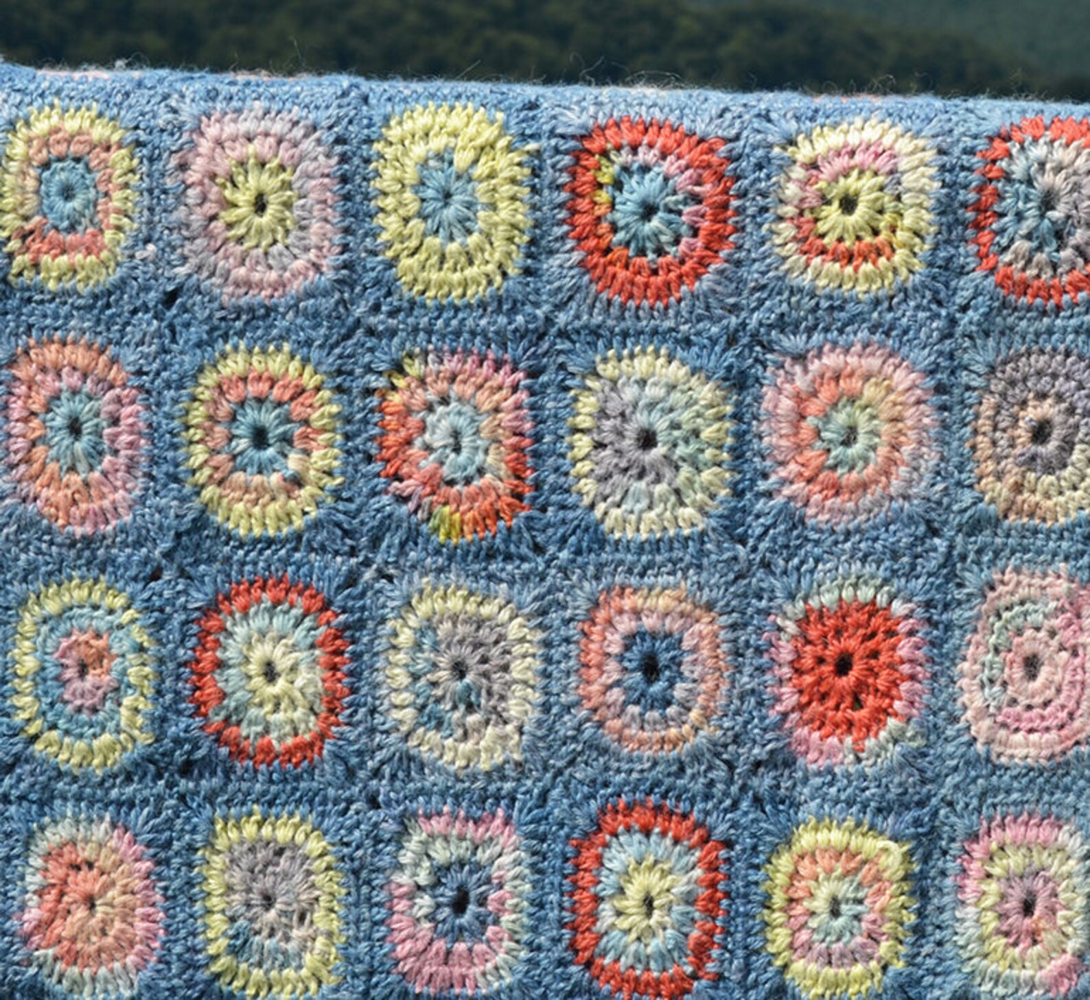 Circles Crochet Afghan/blanket - PDF CROCHET PATTERN - Etsy UK