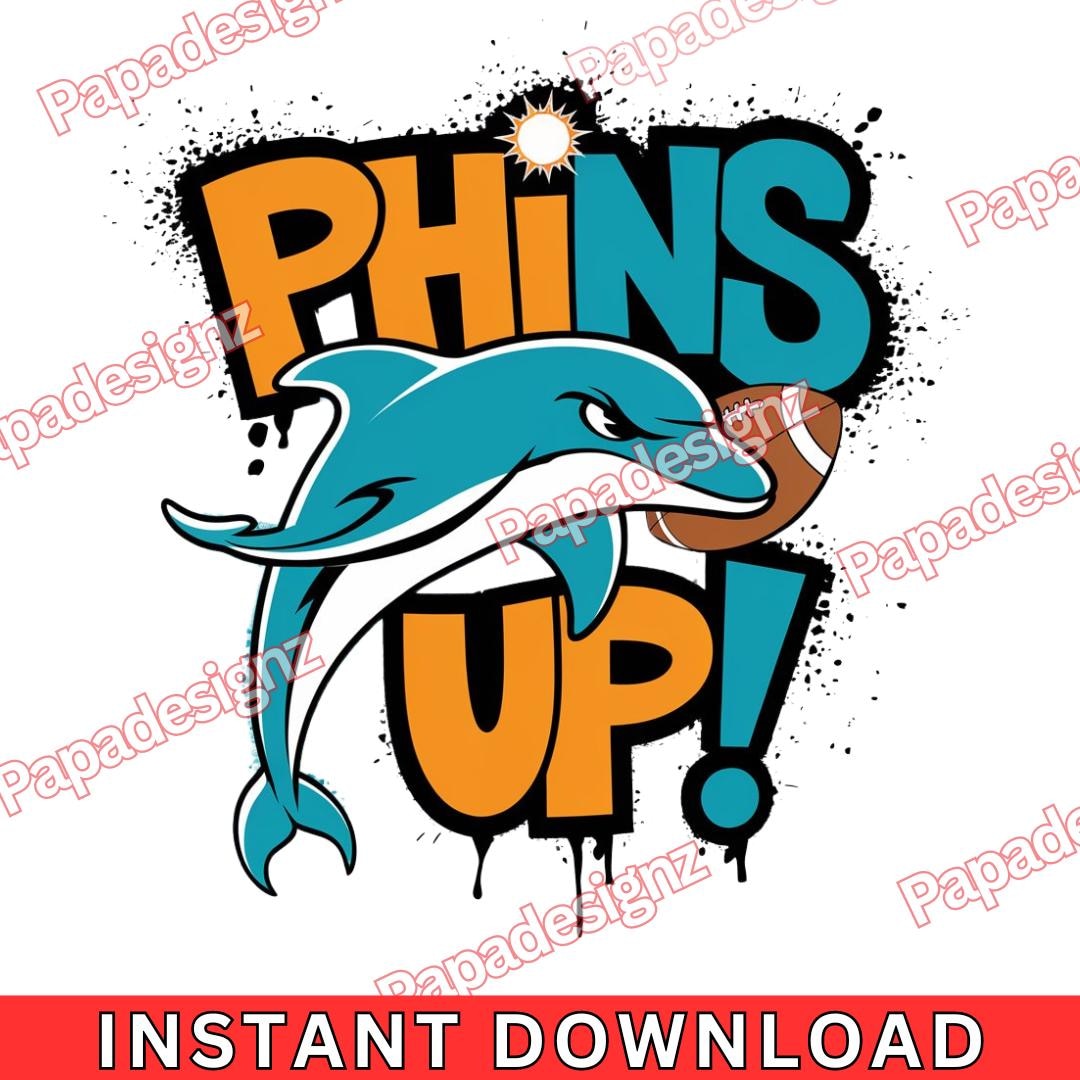 Phins up Png Dolphins Football Lets Go Dolphins Miami Football Season ...