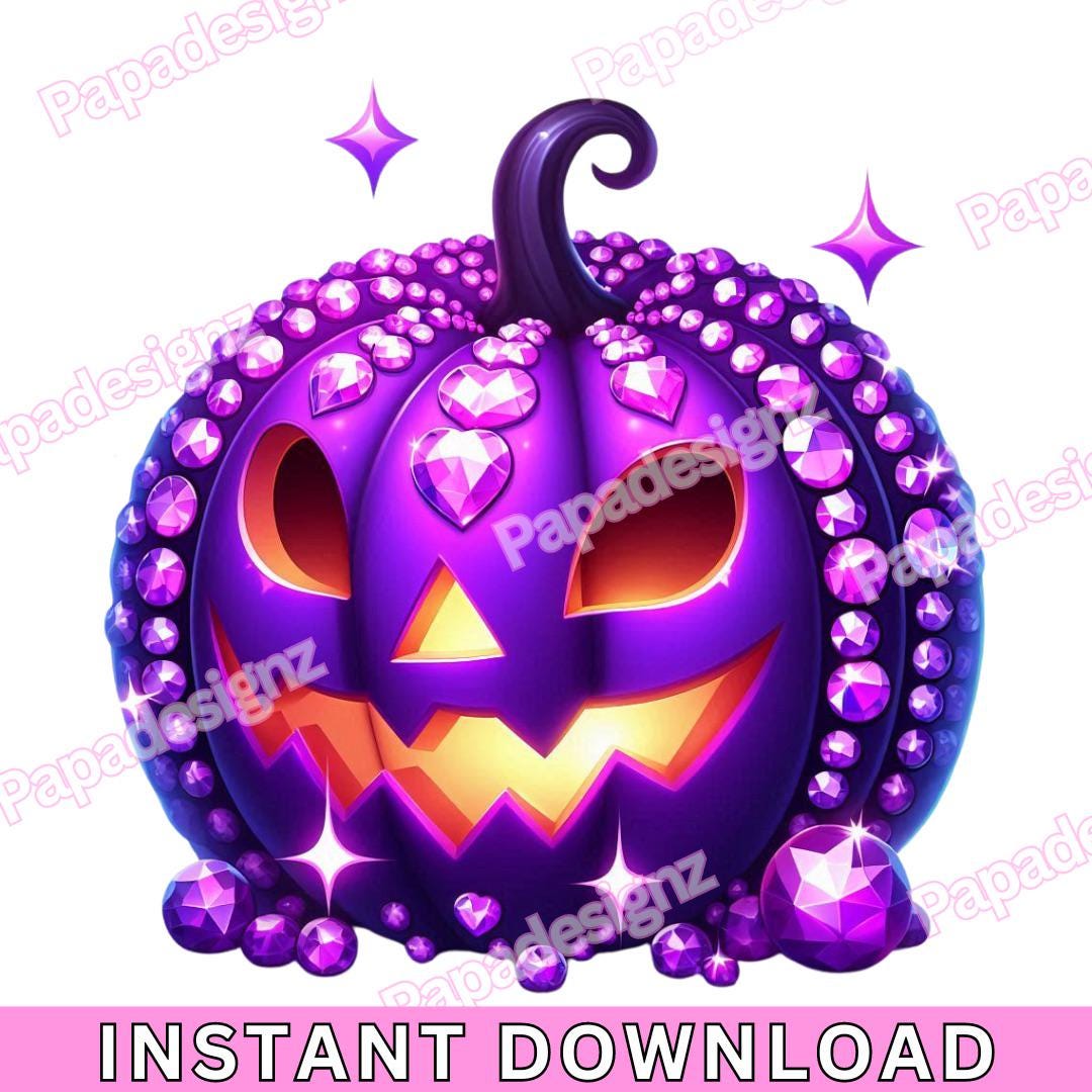 Spooky Purple Pumpkin PNG Halloween Purple Transparent Png Pumpkin Fall ...