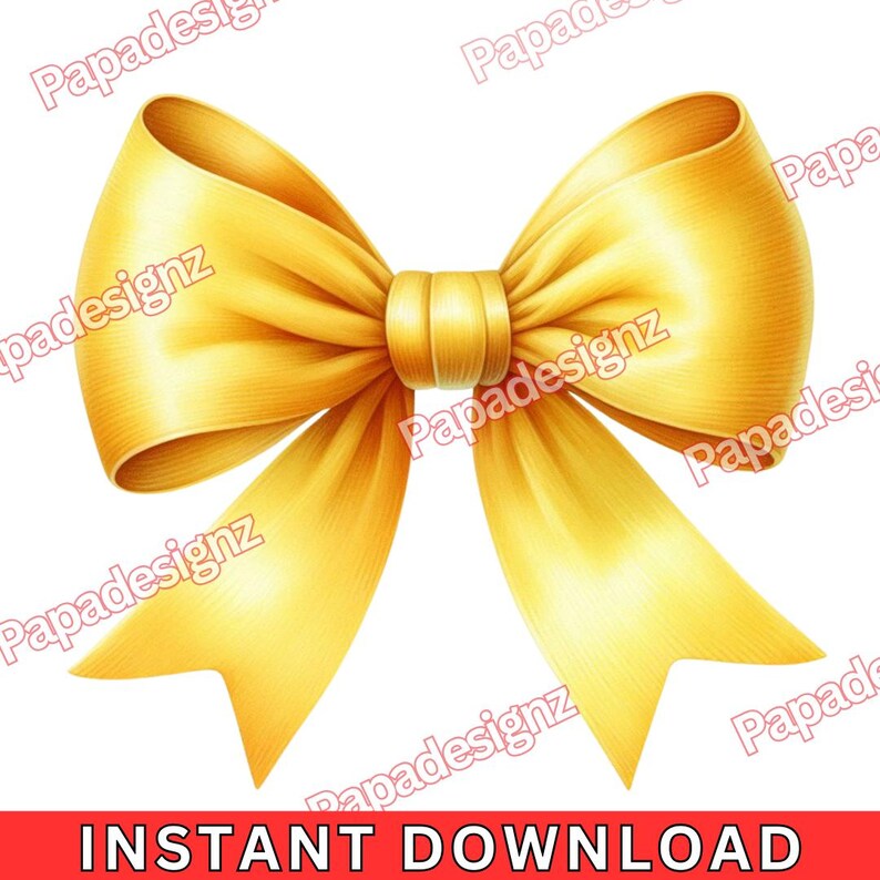 Yellow Bow Png Cute Coquette PNG Simple Bow Ribbon Transparent Png ...