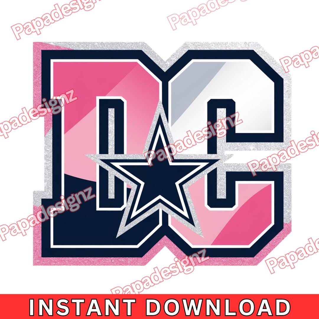 Pink Dallas Football Lets Go Cowboys Png Football Dallas Texas Pink ...