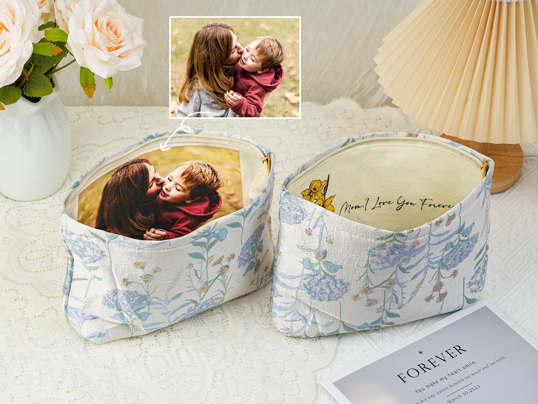 Personalized Photo Lining Purse: Handmade Keepsake Gift, Embroidered ...