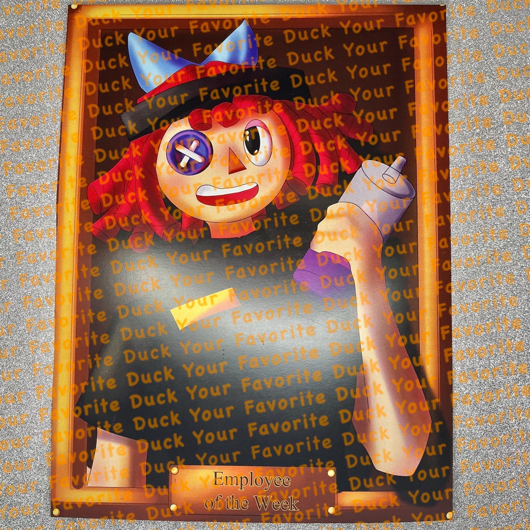 Ragatha Glossy Print the Amazing Digital Circus TADC Poster Fanart - Etsy