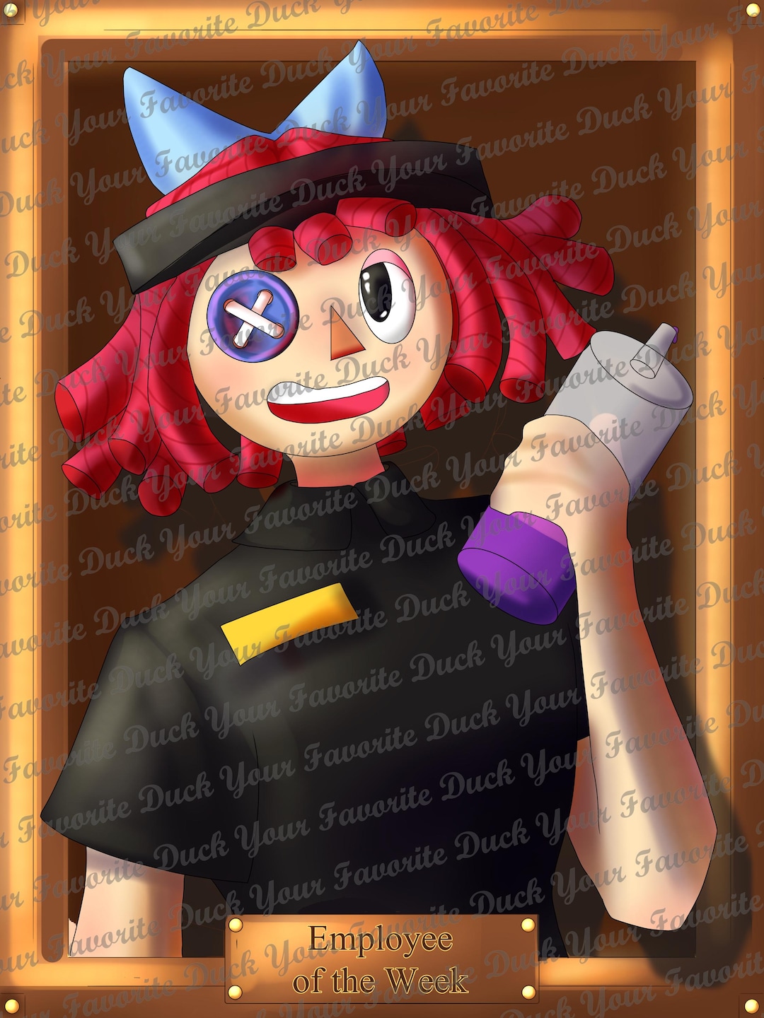 Ragatha Glossy Print the Amazing Digital Circus TADC Poster Fanart - Etsy