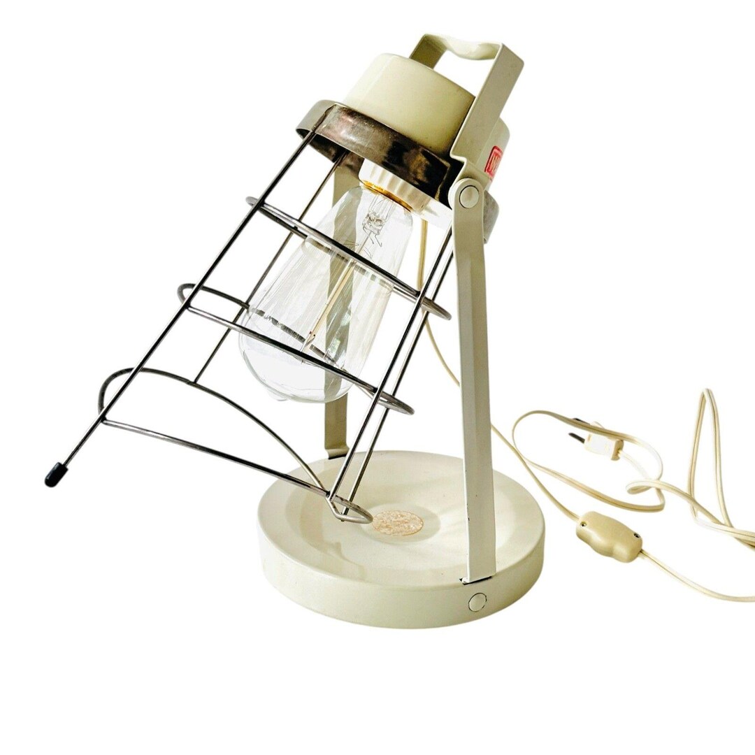 VTG Westinghouse Electric R-40 Sun / Desk Lamp MCM Enameled Metal Tan ...
