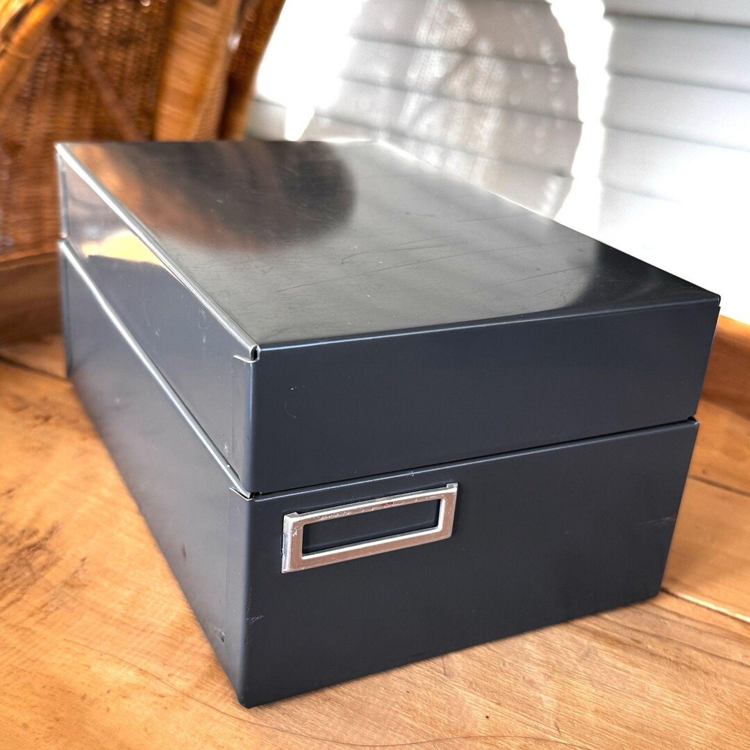 Vintage Steelmaster Industrial Card File Box (3x5 Index Cards) – MCM ...
