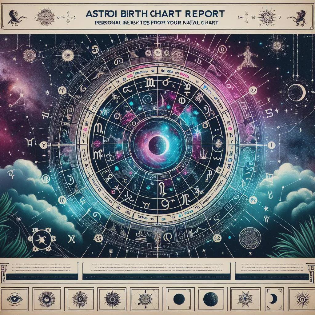 Transformative Birth Chart Report | Deep Destiny Uncovering ...