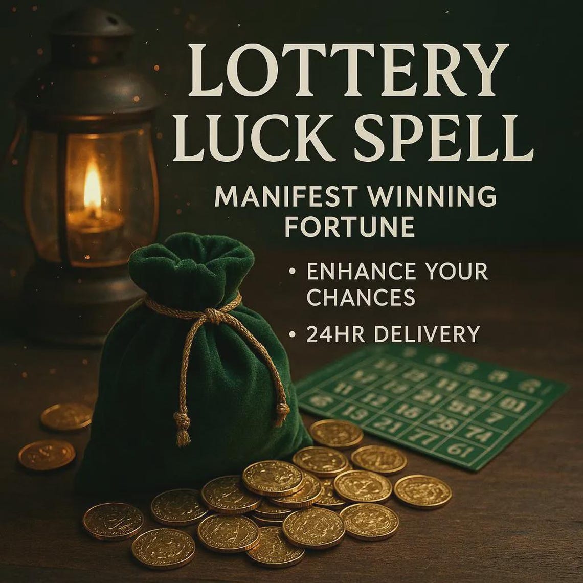 Lottery Luck Spell | Manifest Winning Fortune - Enhance Your Chances ...